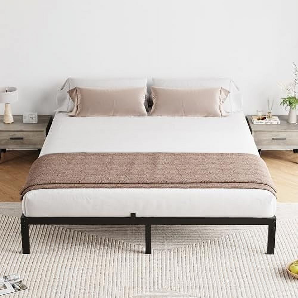 10 Inch Bed Frame with Storage,Metal Platform Bed Frame No Box Spring ...