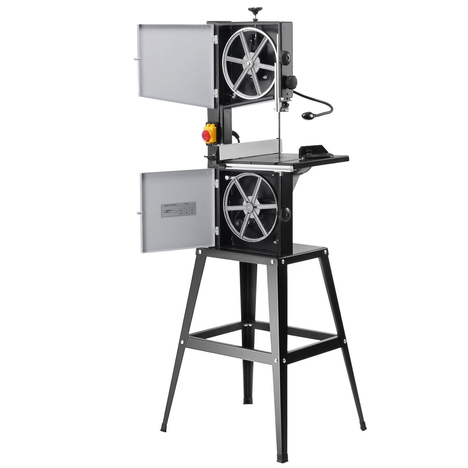 10-Inch Benchtop Band Saw with Stand, 370W Motor, 2-Speed (560/1100 RPM ...