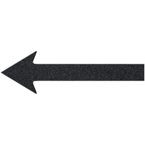 10 Inch Black Floating Arrow Signs, Modern Outdoor Plastic Directional ...