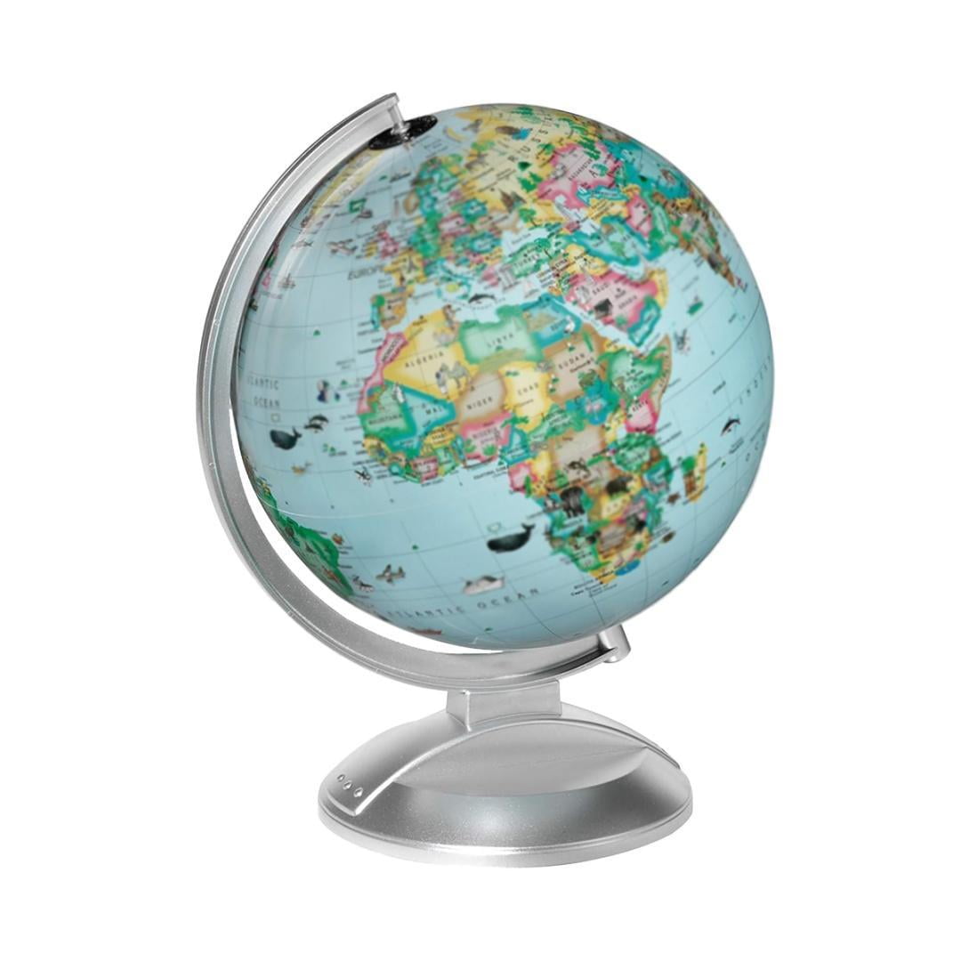 10-Inch Blue Ocean Globe with Interactive AR Features & Dual Maps ...