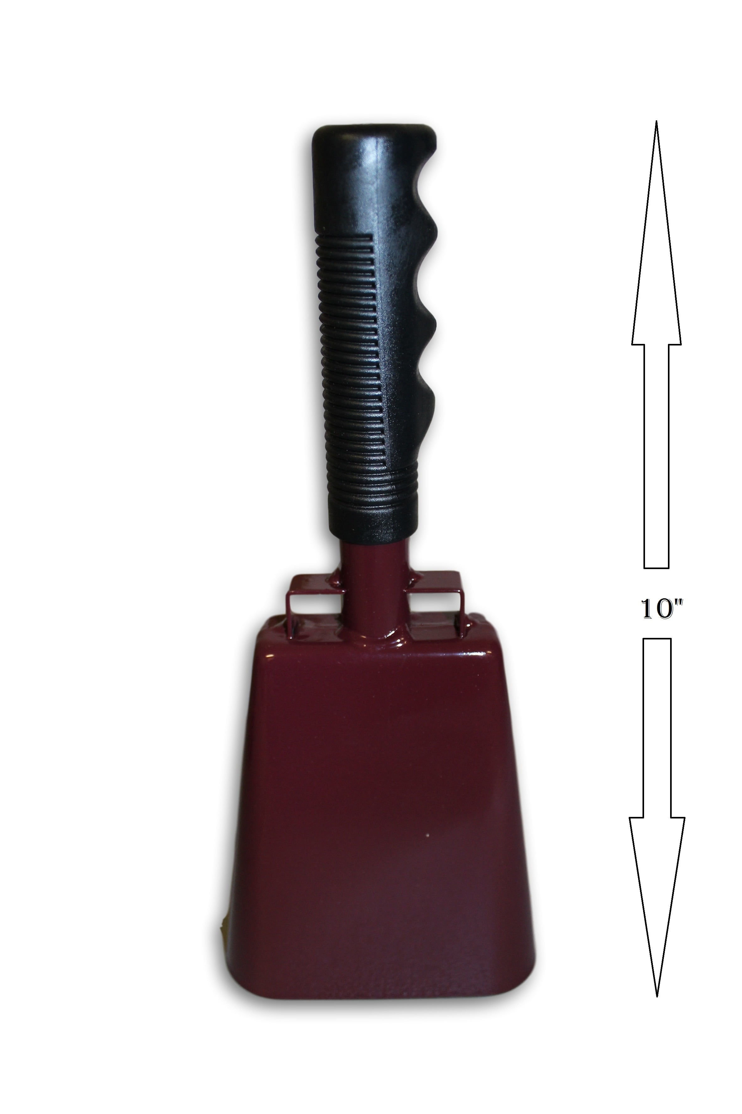 10 Inch COWBELL With Handle Maroon with Black Handle - Walmart.com