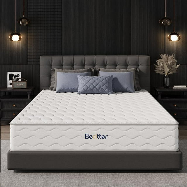 10 Inch Cal King Hybrid Mattress, Charcoal Cooling Gel Memory Foam ...