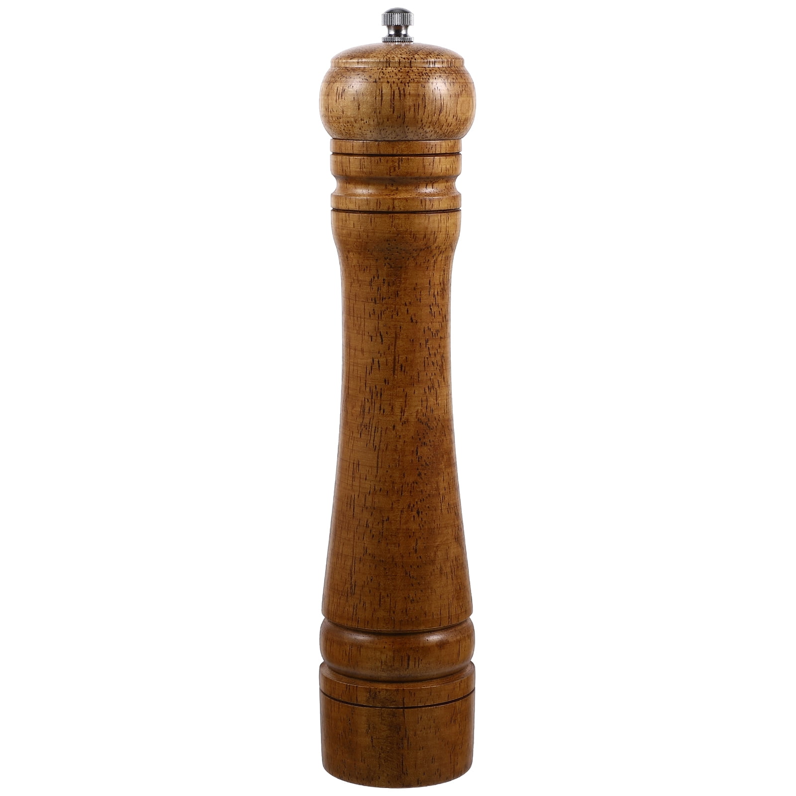10 Inch Capstan Wood Pepper Grinder Wooden Mill Hand Movement - Walmart.com