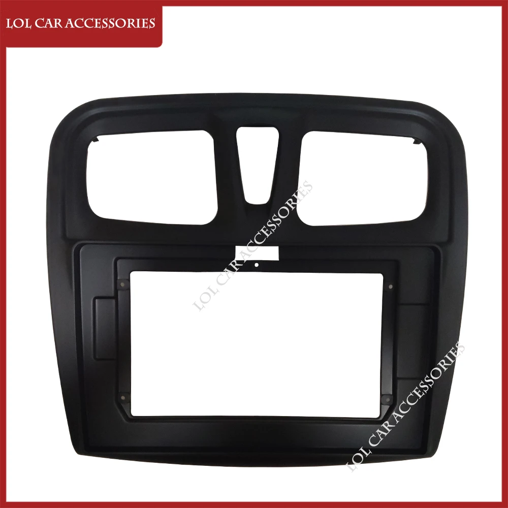 10 Inch Car Radio Fascias For Renault Sandero Symbol Logan 2014-2017 Dash Frame Head Unit 2 Din ...