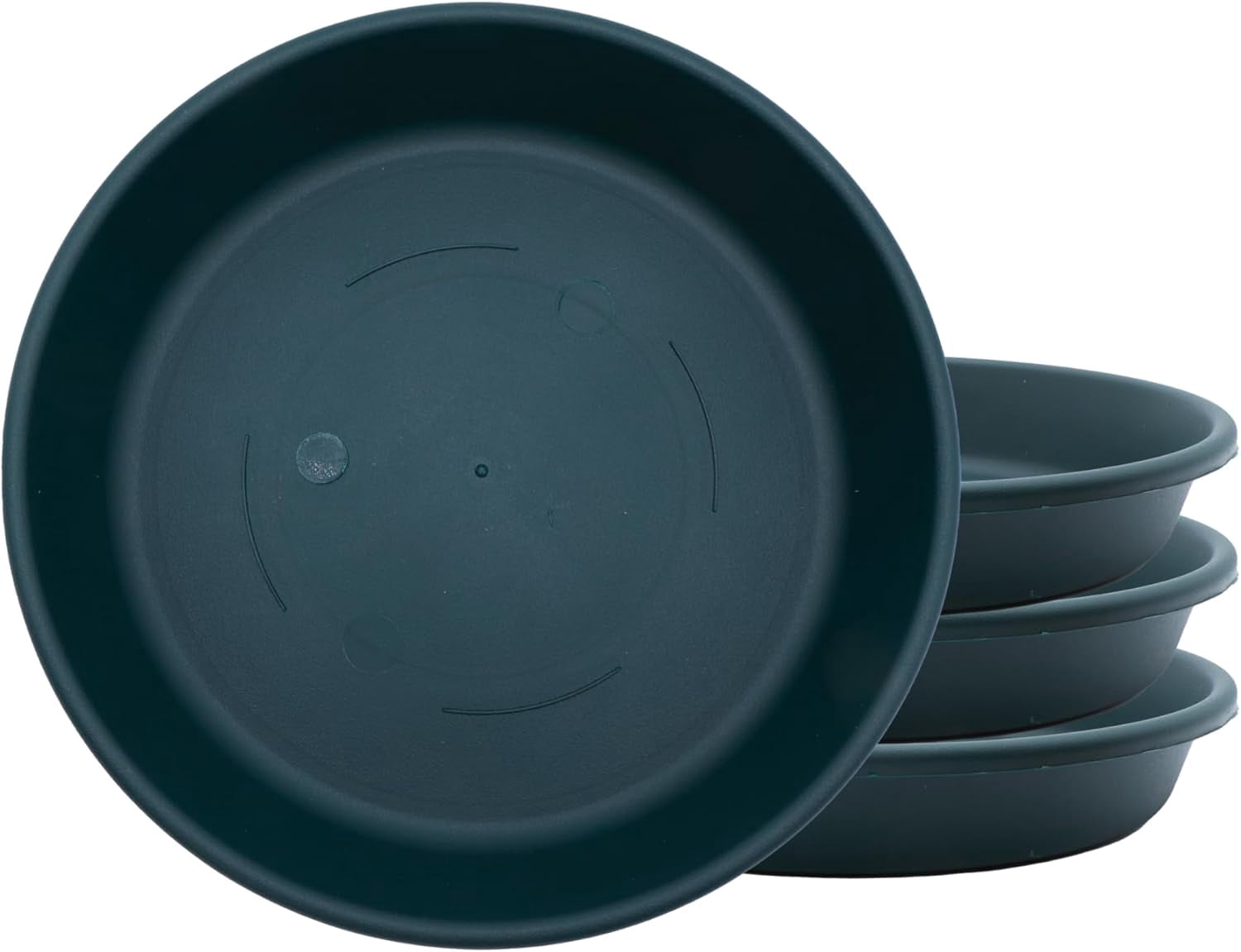 10 Inch Classic Round Plant Saucer, UV-Resistant Lightweight Plastic ...