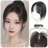 10-Inch Clip-In Hair Wig for Women with Natural Bangs - Effortless ...