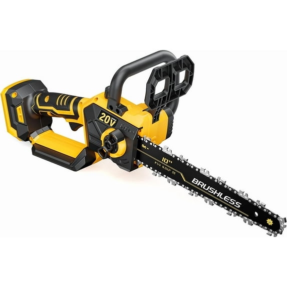 10 Inch Cordless Chainsaw Compatible with Dewalt 20V MAX Battery ...