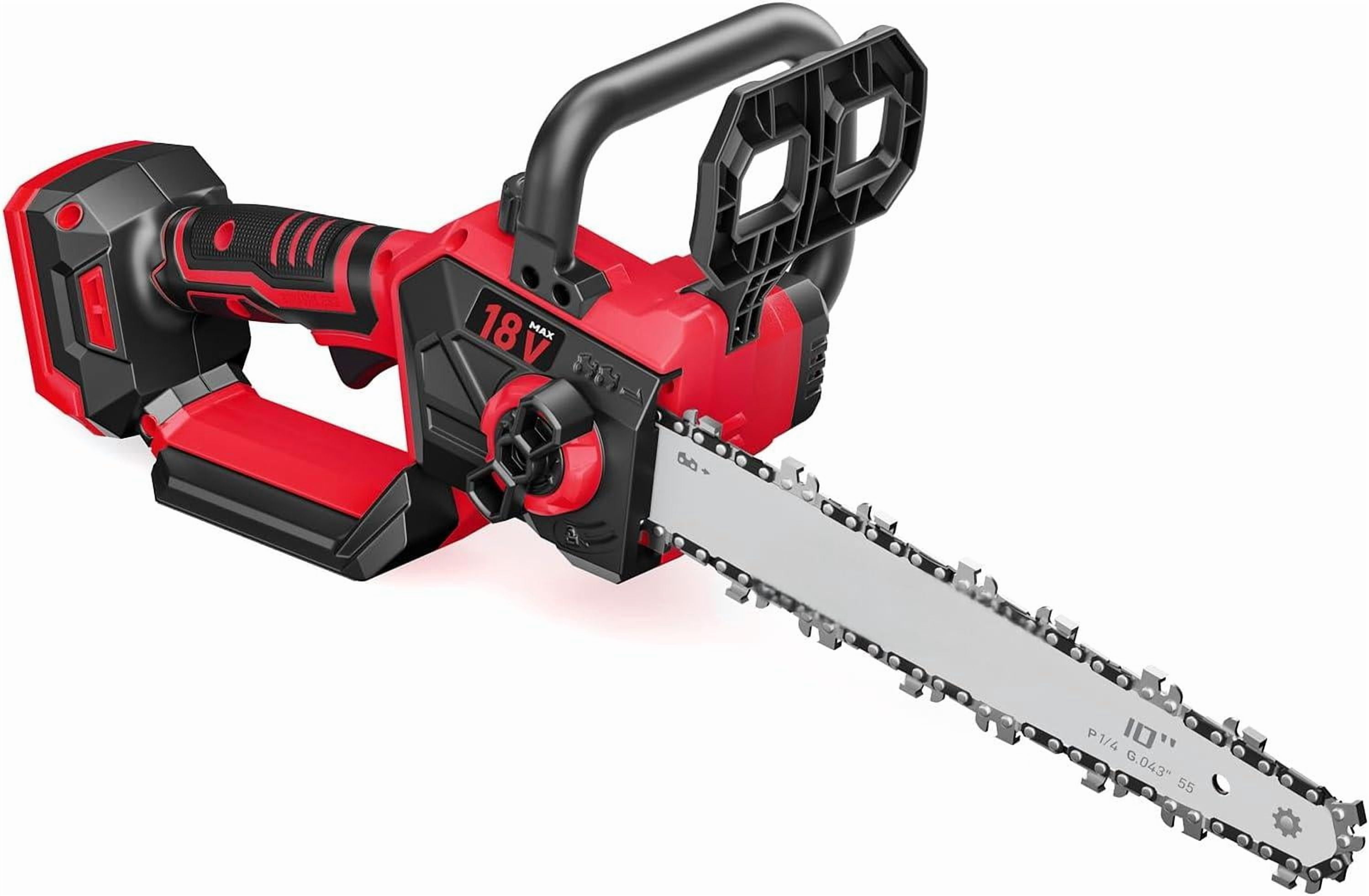 10 Inch Cordless Chainsaw Compatible with Milwaukee m18 Battery ...