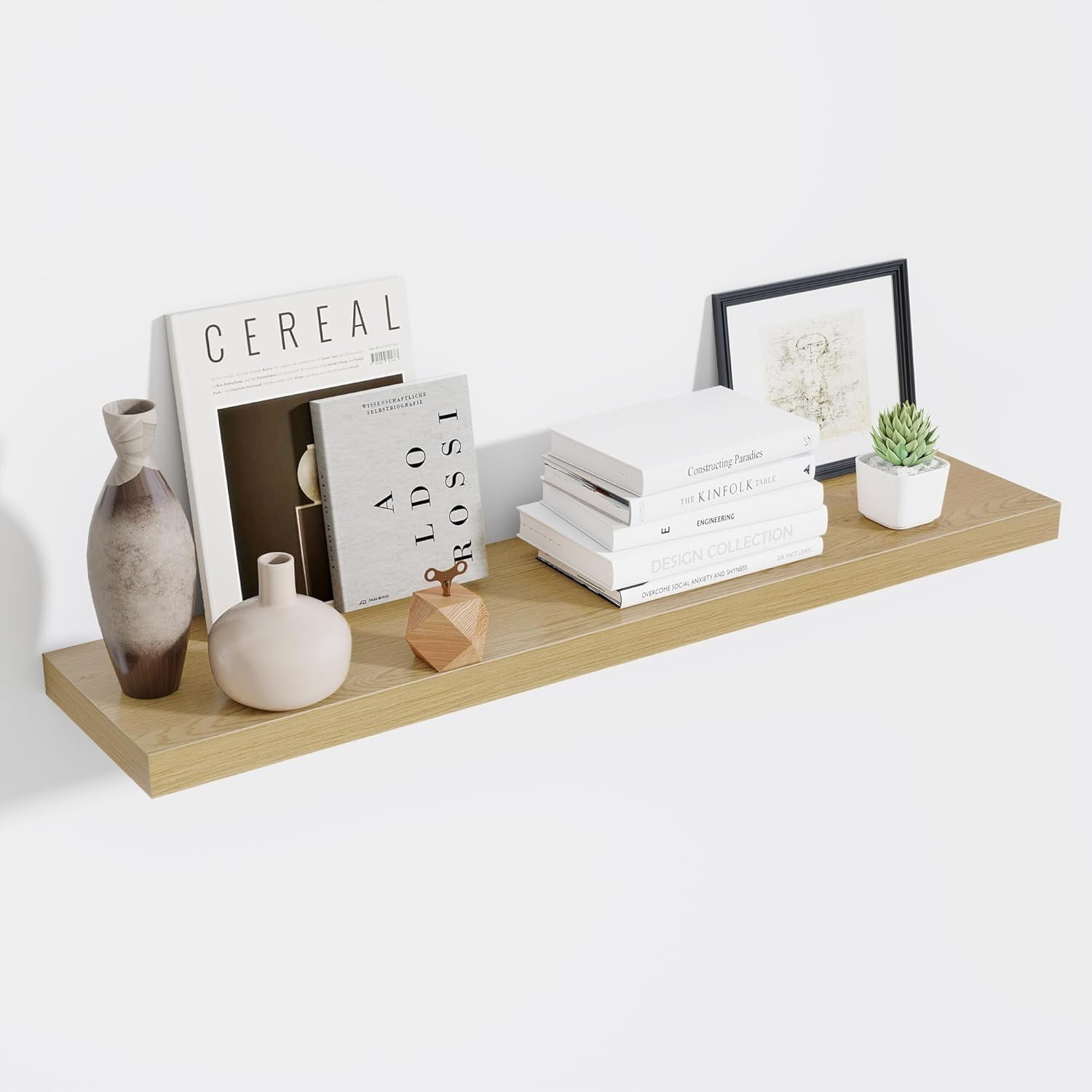 10 Inch Deep Floating Shelf, Floating Shelves for Wall 48 Inches Long ...