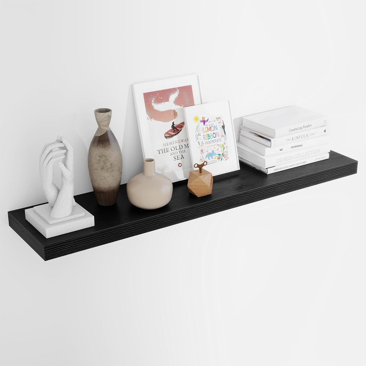 10 Inch Deep Wall Shelves, Floating Shelves for Wall 48 Inches Long ...