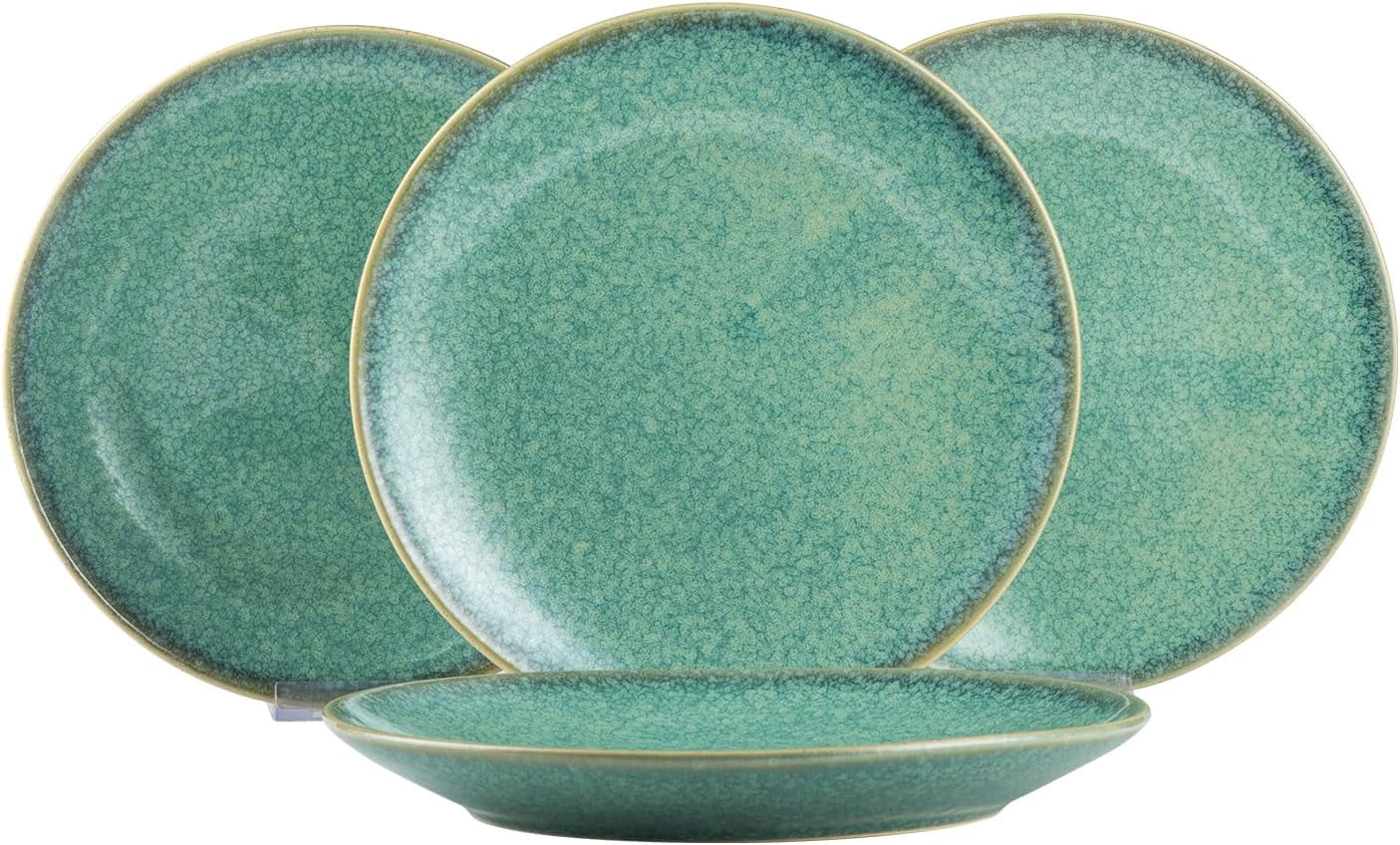 10 Inch Dinner Plates Set, Porcelain Serving Dishes for Salad, Pasta ...