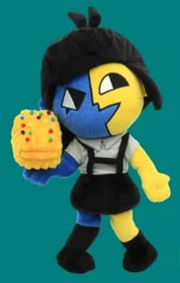 10 Inch Ena Stuffed Animal By Joel Guerra Blue Yellow Plush Doll Ena Plush Pillow Stuffed ...