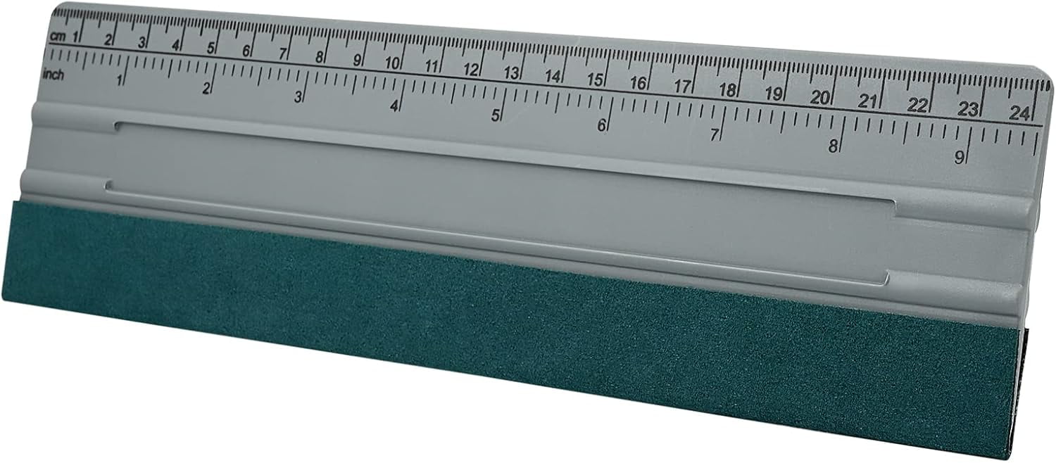 10 Inch Felt Squeegee for Vinyl wtih Ruler 25CM 4 Round Corners ...