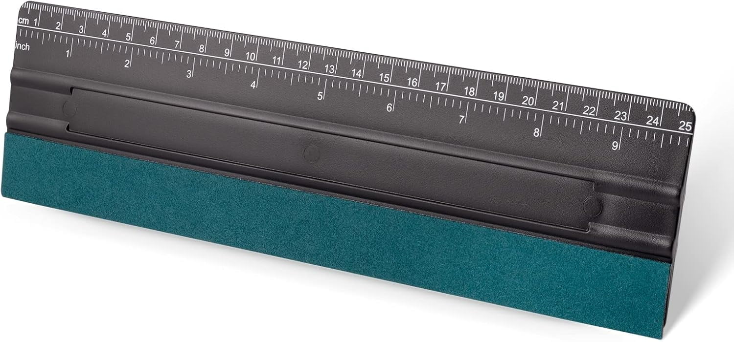 10 Inch Felt Squeegee for Vinyl wtih Ruler 25CM 4 Round Corners ...