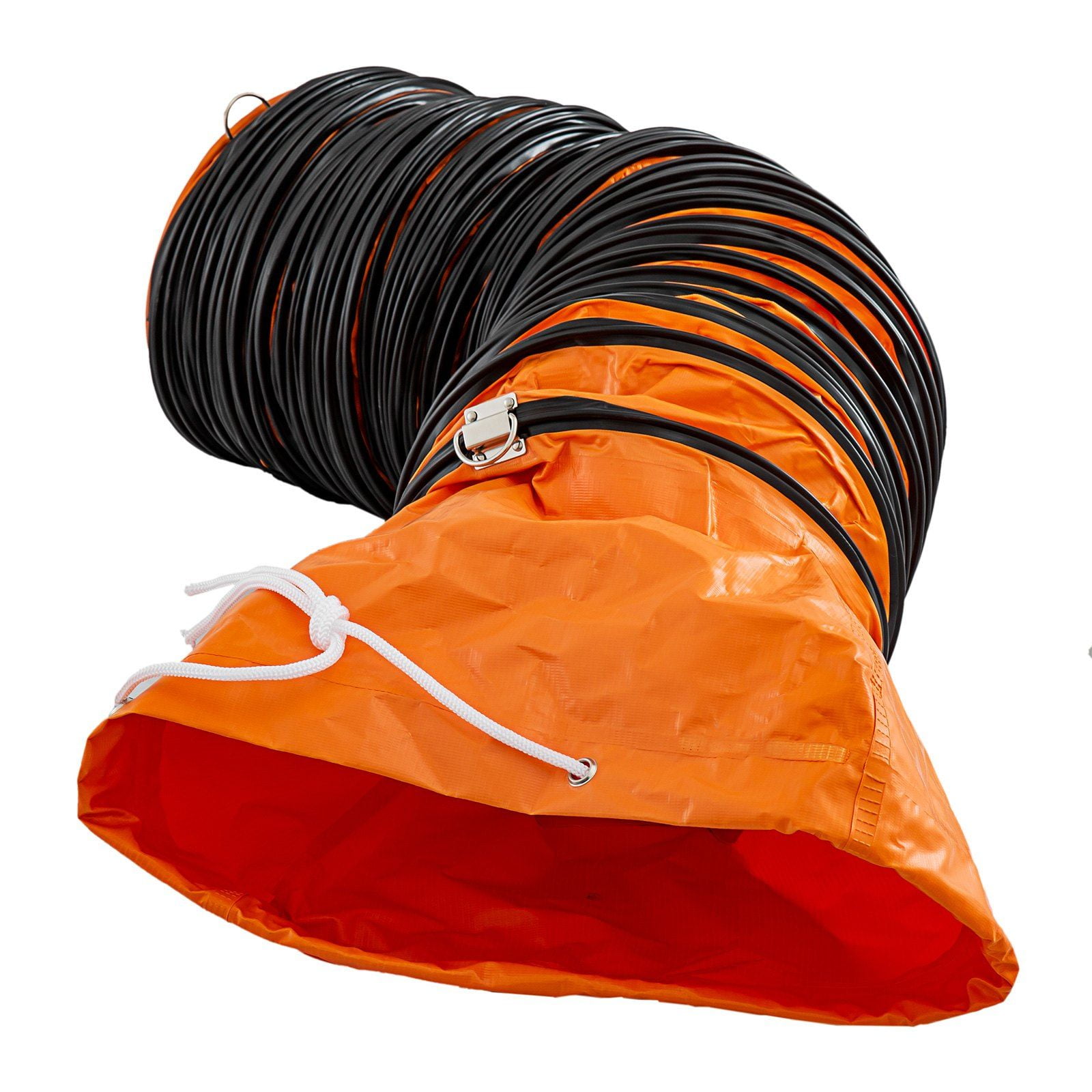 10 Inch Flexible PVC Ducting Hose, 25ft HVAC Duct for Utility Blower ...