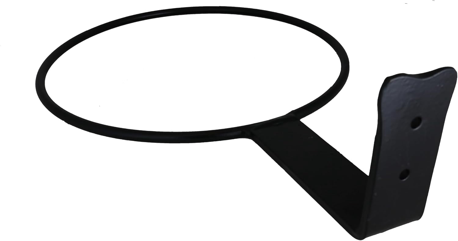10 Inch Flower Pot Ring - Durable Steel Flower Pot Bracket - Black ...