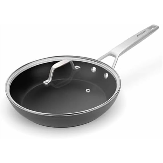 10 Inch Frying Pan Nonstick with Lid, Induction Fry Pan with Lid ...