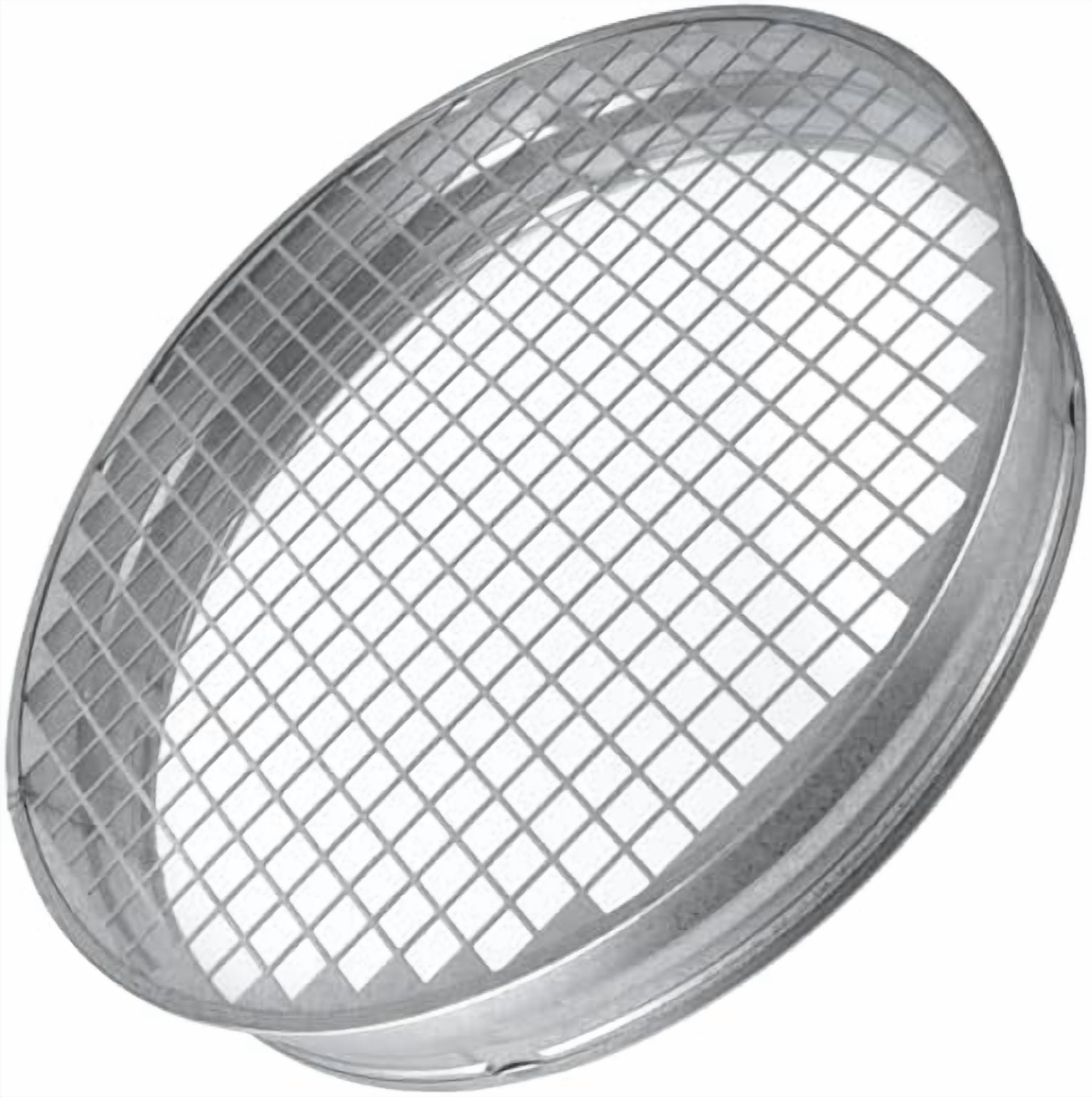 10" Inch Galvanized Ducting Take-Off End Cap with Protective Metal Mesh ...