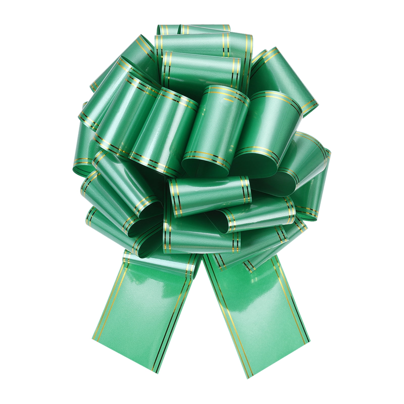 10 Inch Giant Large Pull Bow Big Metallic Car Bows Ribbon with Gold ...