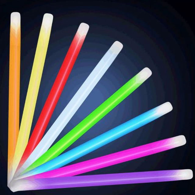 10 Inch Glow Stick Baton Pack of 25 Red - Walmart Business Supplies