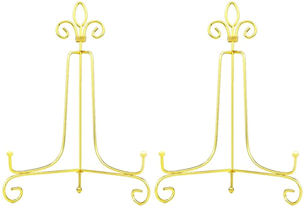 10 Inch Golden Easel, Decorative Display Stand For Photos, Frame For ...