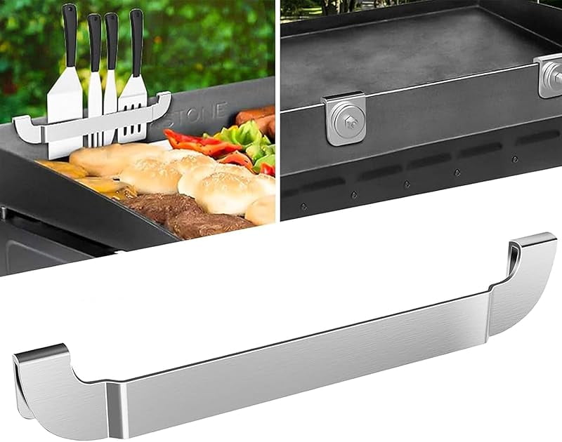 10 Inch Griddle Spatula Holder Magnetic Design, Stainless Steel Grill ...