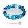 10 Inch Hand Held Tambourine Double Tambourine Drum Set Percussion ...