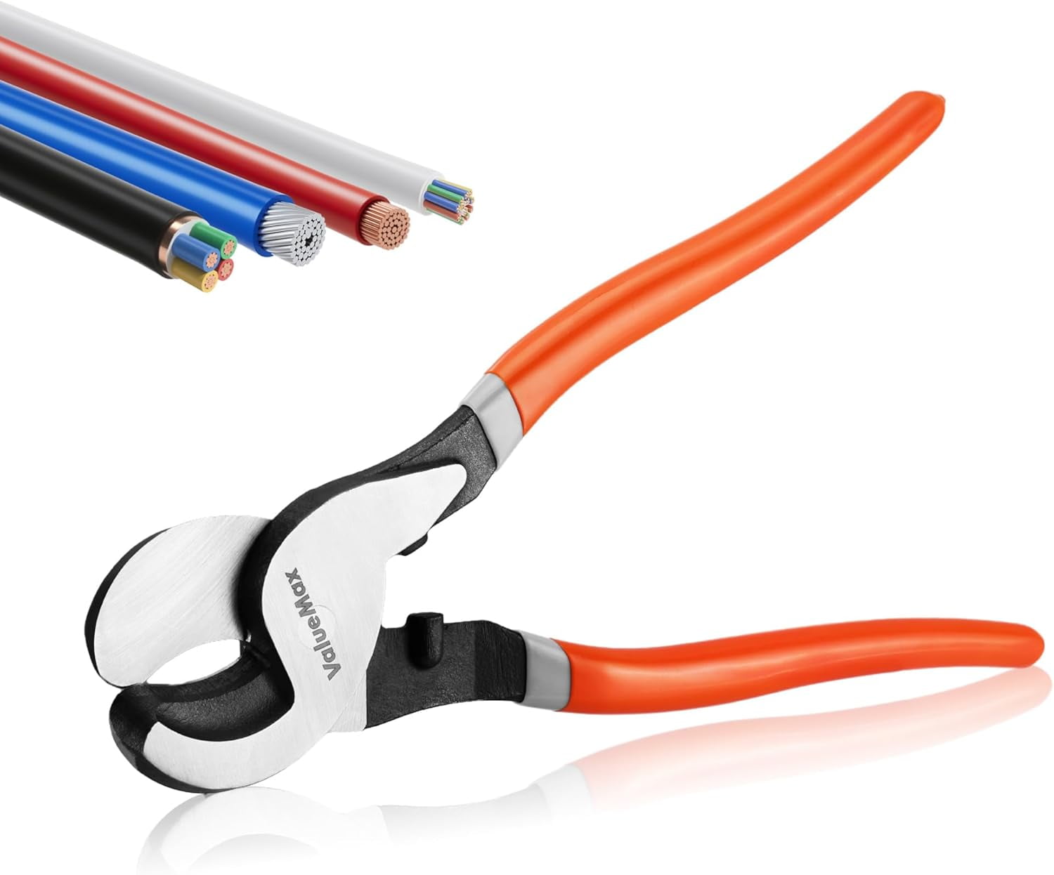 10-Inch Heavy-Duty Cable Cutter for Aluminum, Copper Battery Cables and ...