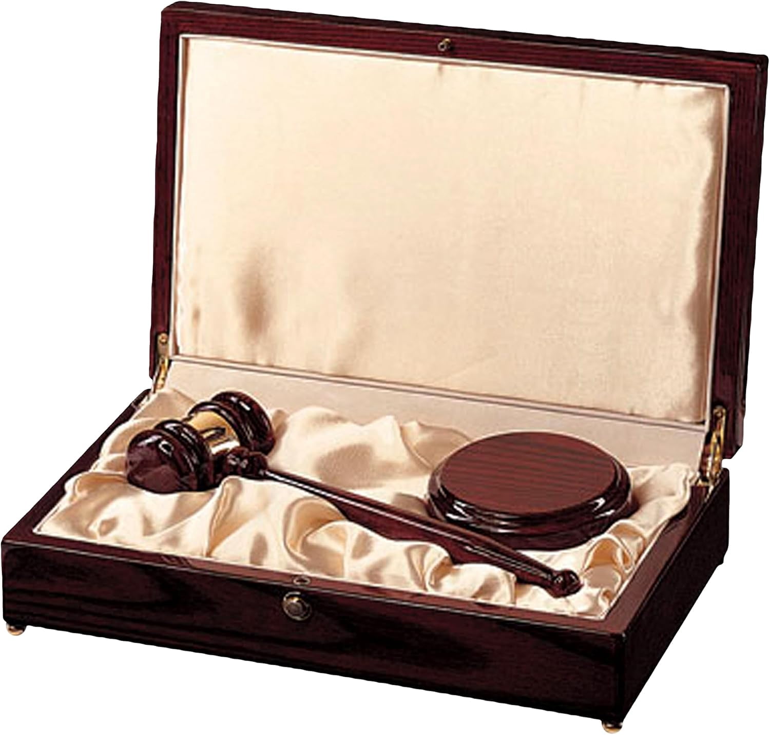 10 Inch High Gloss Rosewood Piano Finished Gavel Block Set, Includes 9 ...