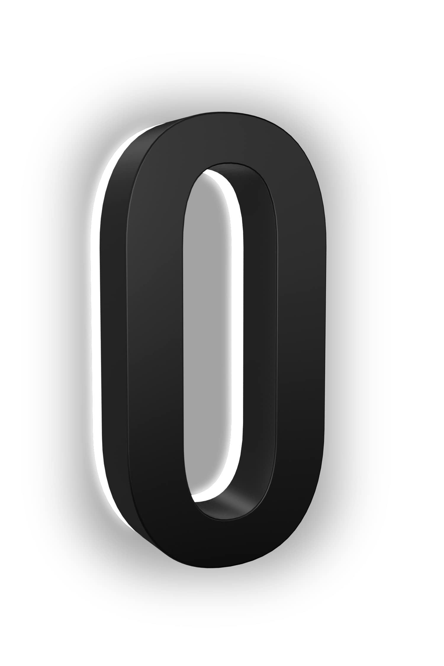 10 Inch House Numbers, Stainless Steel, Backlit LED 6000K Illuminated ...