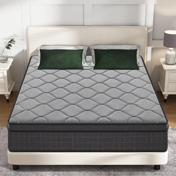 10-Inch Hybrid King Size Mattress with Gel Memory Foam & Individually ...