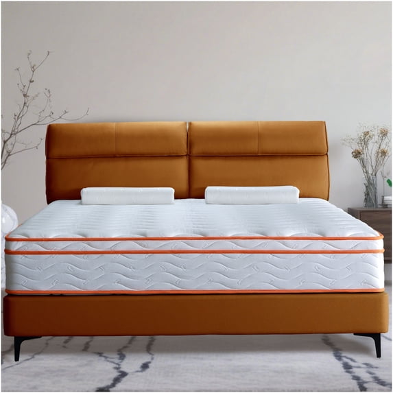 10 Inch Hybrid Mattress in a Box, Twin XL, Medium Firm Feel, Motion ...