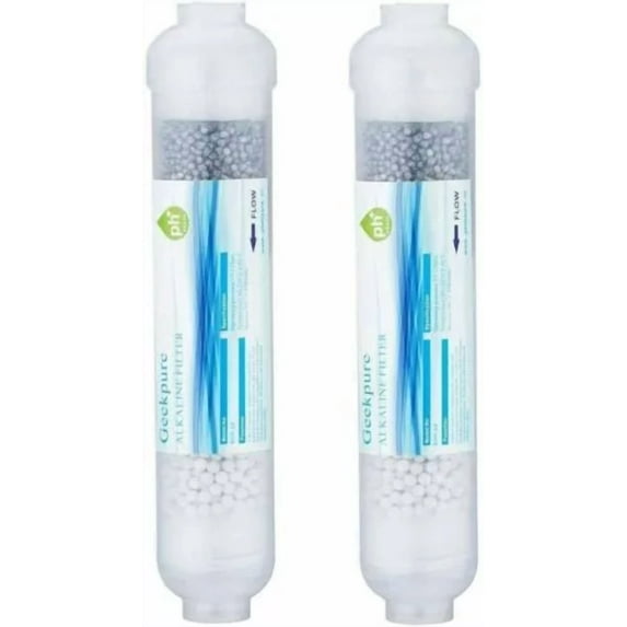 10 Inch Inline Alkaline ph+ Water Filter for Reverse Osmosis RO System ...
