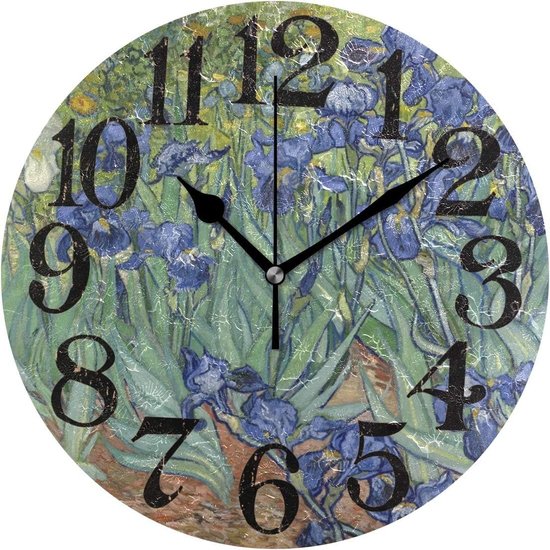 10 Inch Iris by Vincent Van Gogh Floral Pattern Garden Flower Field ...