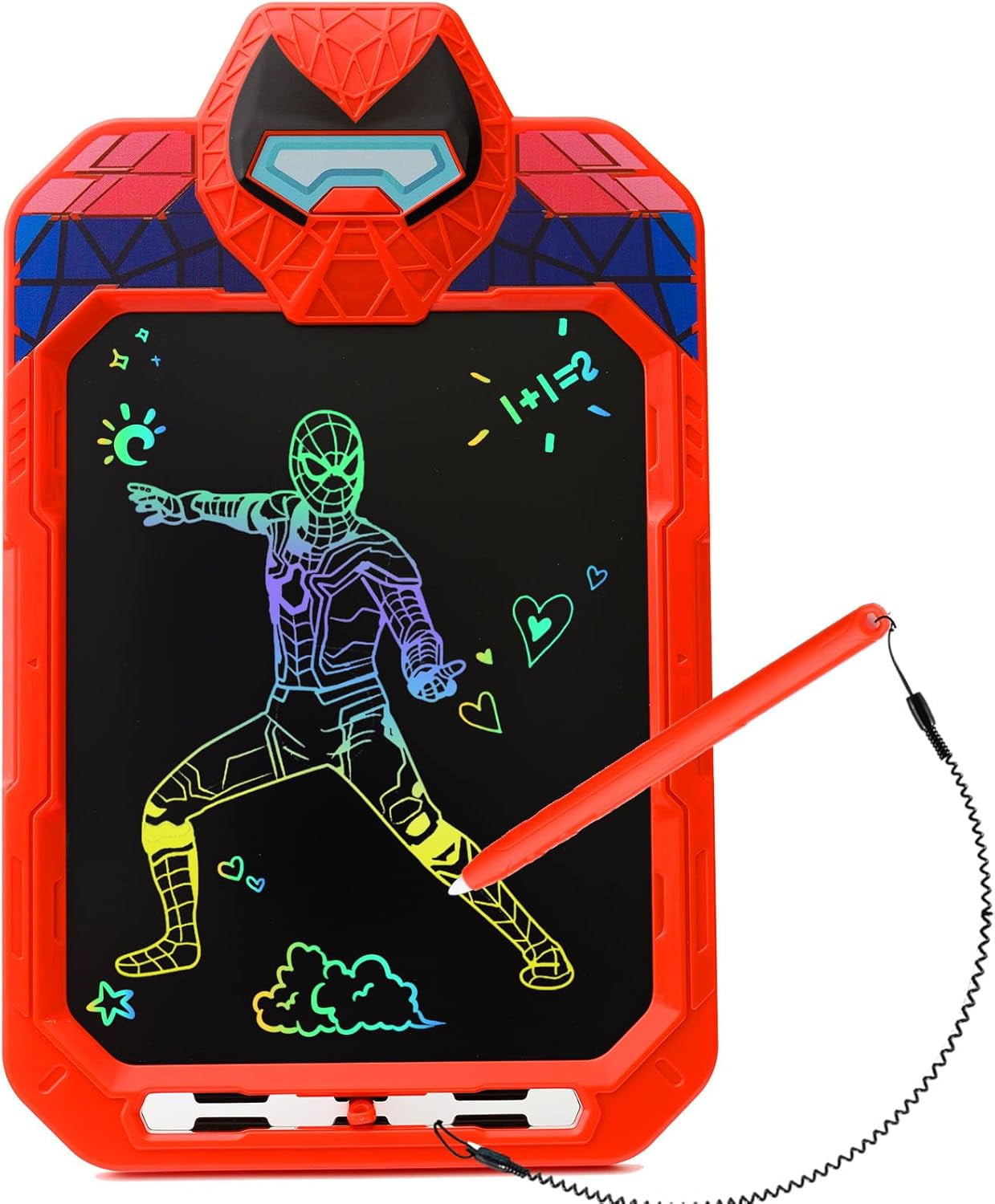 10 Inch LCD Writing Tablet for Kids, Alien Warrior Design Drawing ...