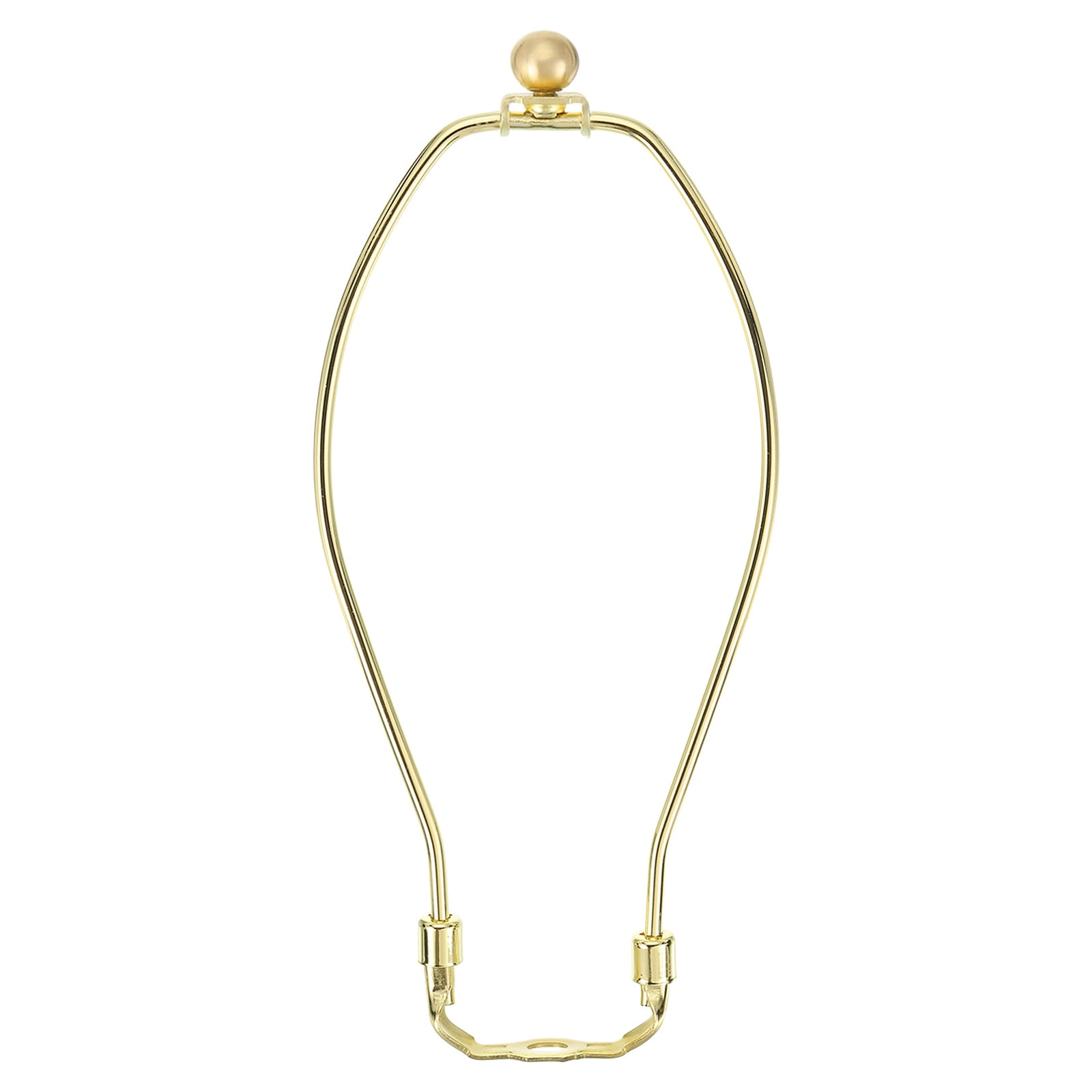 10 Inch Lamp Harp Kit with 17.5mm Solid Brass Ball Finial, 1 Set Heavy ...