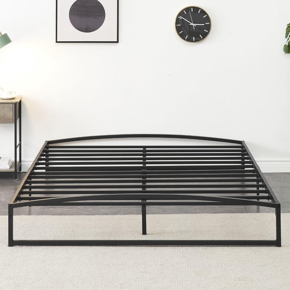 45MinST 14 Inch Reinforced Platform Bed Frame/3500lbs Heavy Duty/Easy ...