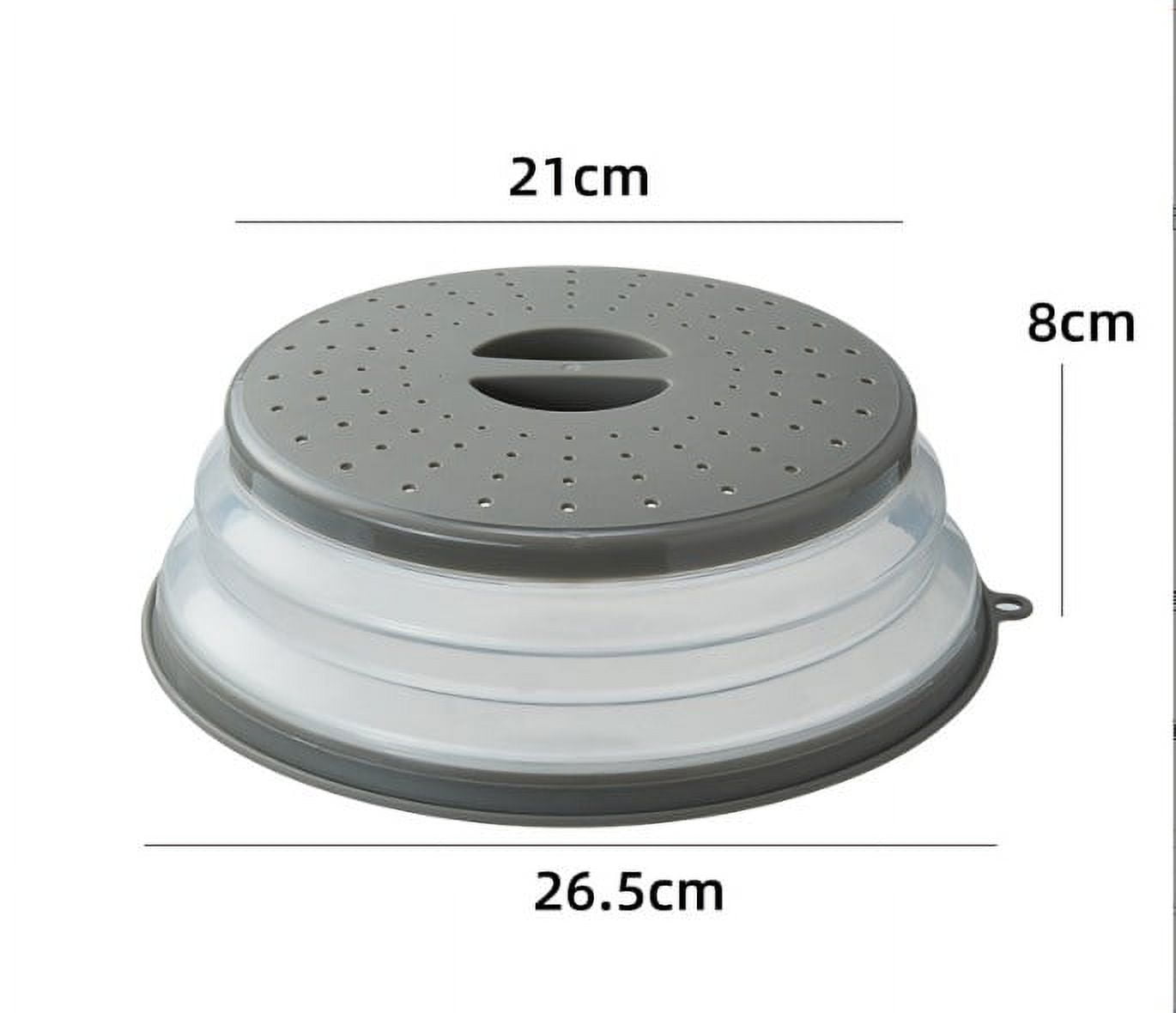 10 Inch Microwave Food Cover & Collapsible Silicone Mat - Splatter ...