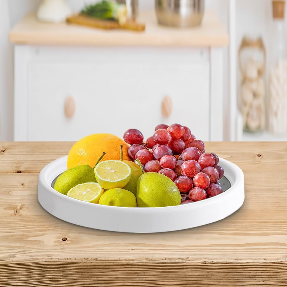 10 Inch Non-Skid Lazy Susan Organizers - Turntable Rack for Cabinet ...