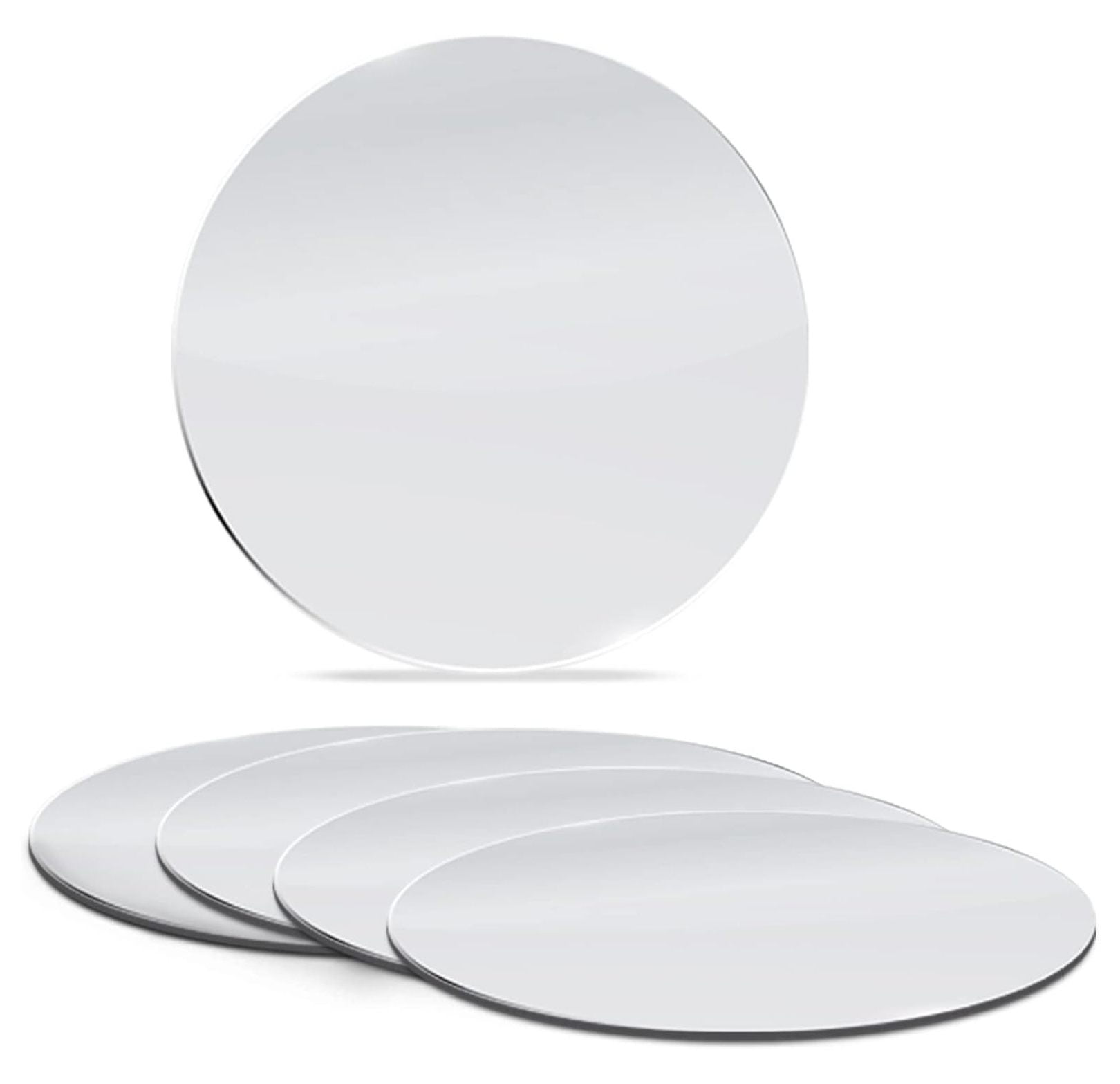 10 Inch, Pack of 6 Small Mirrors for Crafts, Round Mirror for Tables at ...