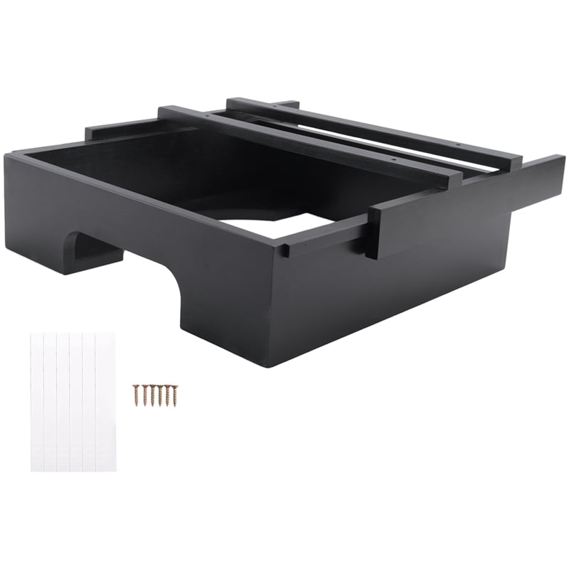 10-Inch Paper Plate Dispenser, Under Cabinet Bamboo Plates Holder ...