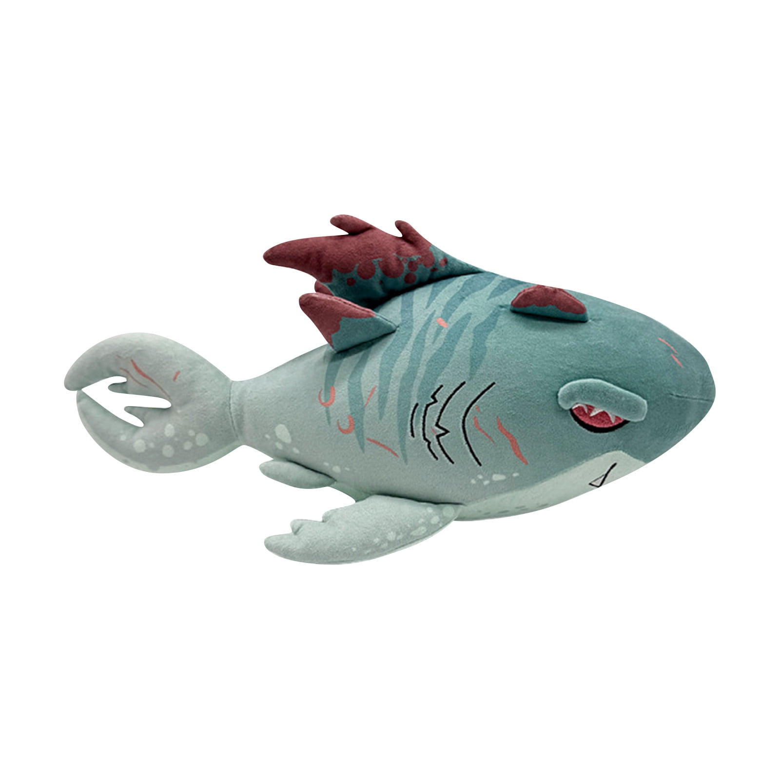10 Inch Pirate Shark Plush Toy - Sailing Adventure Themed Stuffed ...