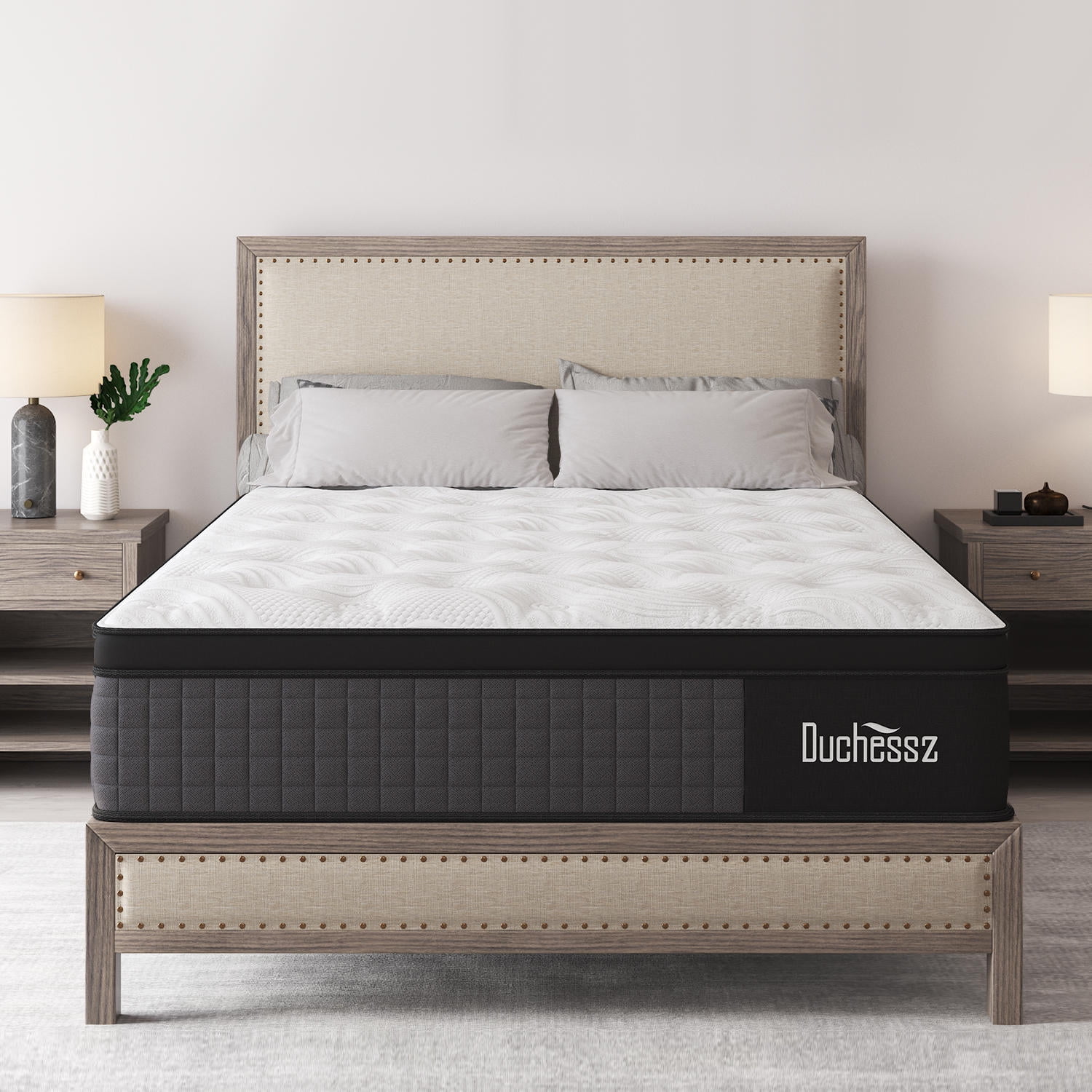 Duchessz 10 inch Queen Mattress in a Box Gel Memory Foam Pocket ...