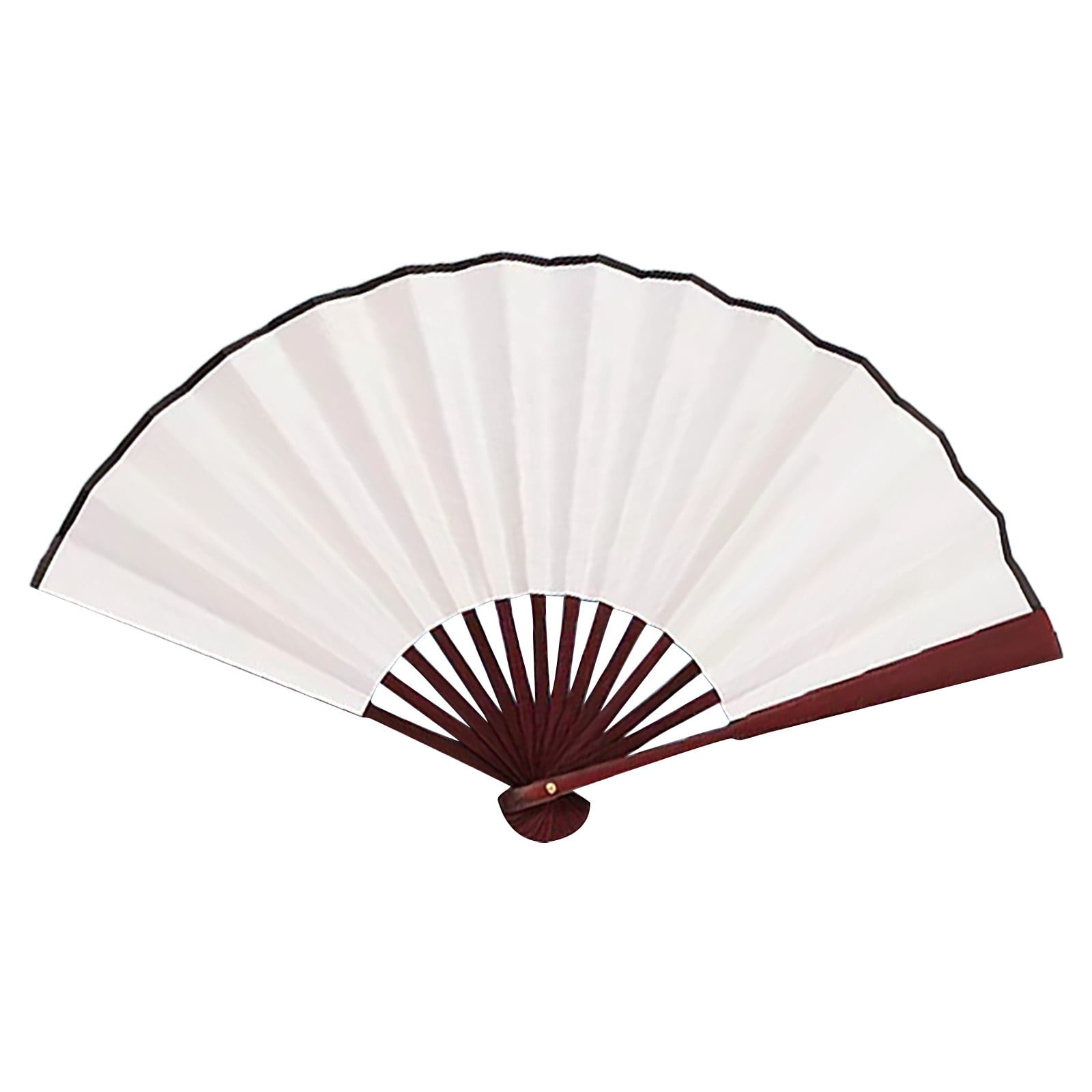 10-Inch Red Bone Plain Folding Fan D, Traditional Red Bone Folding Fan ...