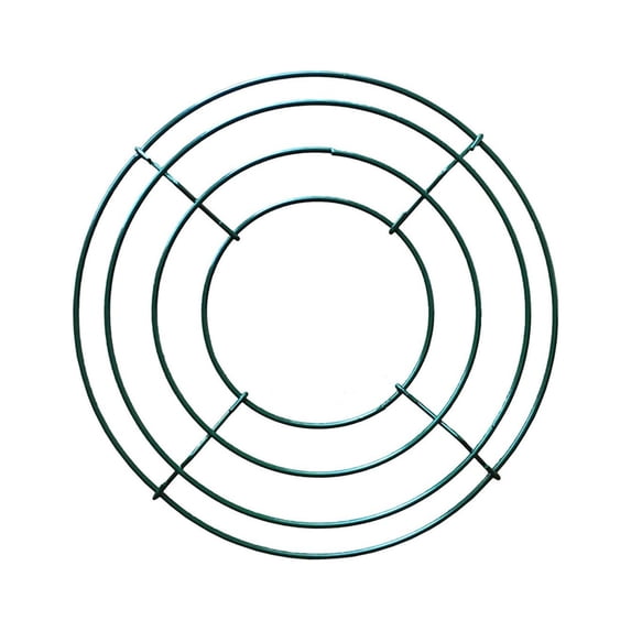 10 Inch Round Metal Wreath Frame Heart Shape Wire Base for DIY Craft ...