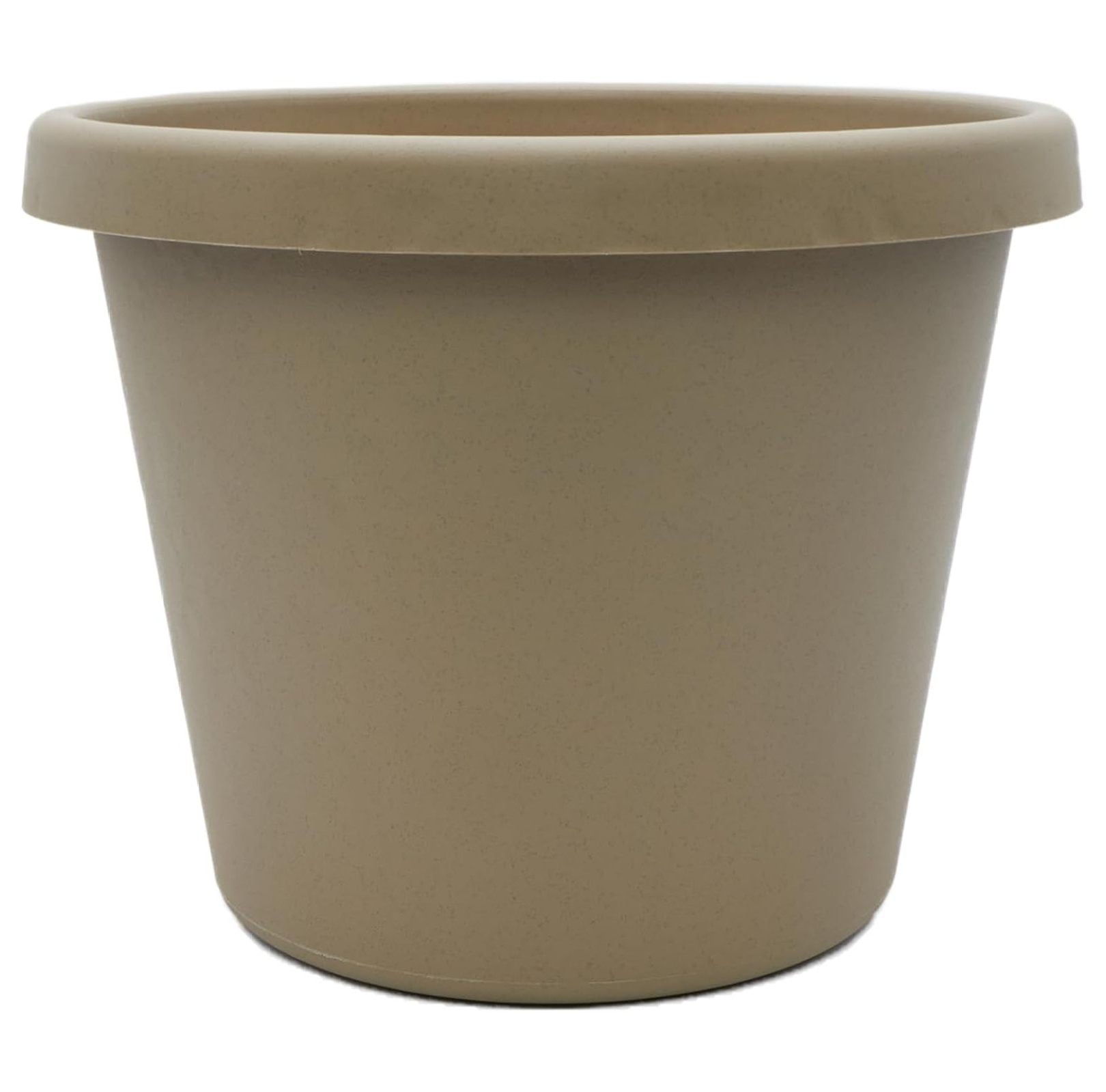 10 Inch Round Prima Planter - Plastic Plant Pot with Rolled Rim for ...
