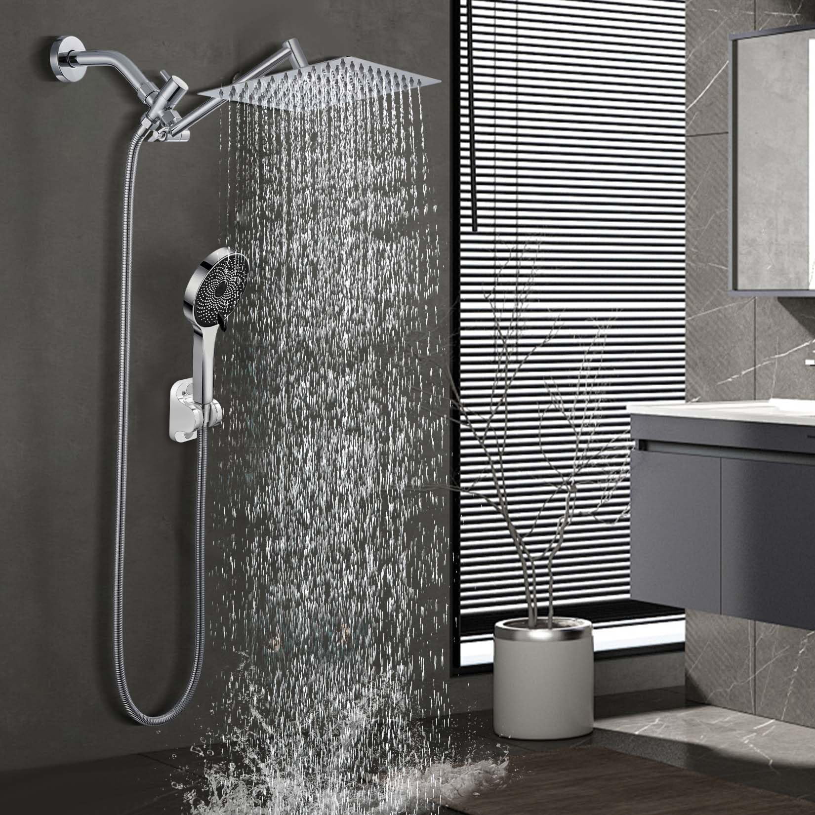 10 Inch Shower Head，Rain Shower Head with Adustable Extension Arm ...