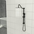 10 Inch Shower System with 5 Function Rain Hand Shower, 26.3" Slide Bar ...