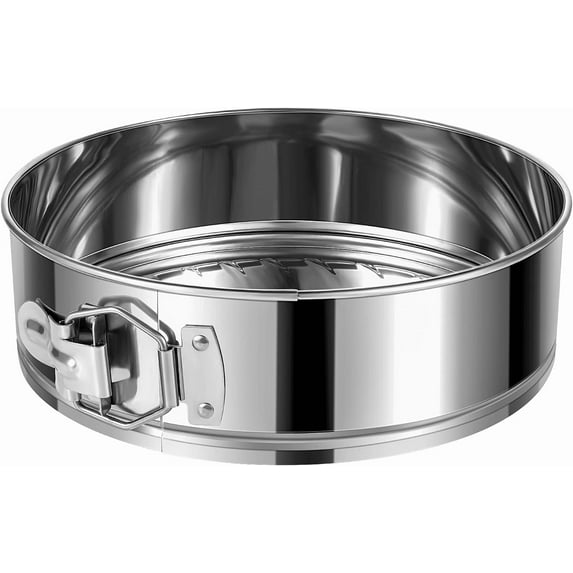 10 Inch Springform Cake Pan, Stainless Steel Springform Pans, Leakproof & Nonstick Cheesecake ...