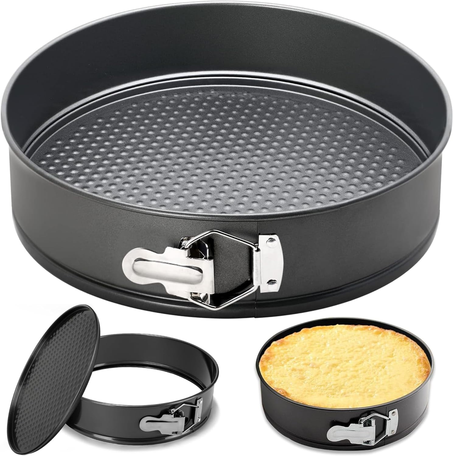 10 Inch Springform Pan Round Non Stick Cheesecake Pan Durable Baking ...